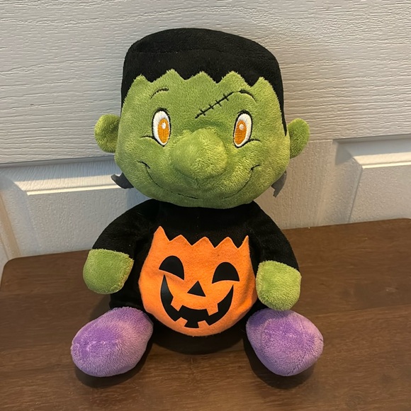 Kellytoy | Toys | Kellytoy Frankenstein Plush Pumpkin Pocket 1 | Poshmark